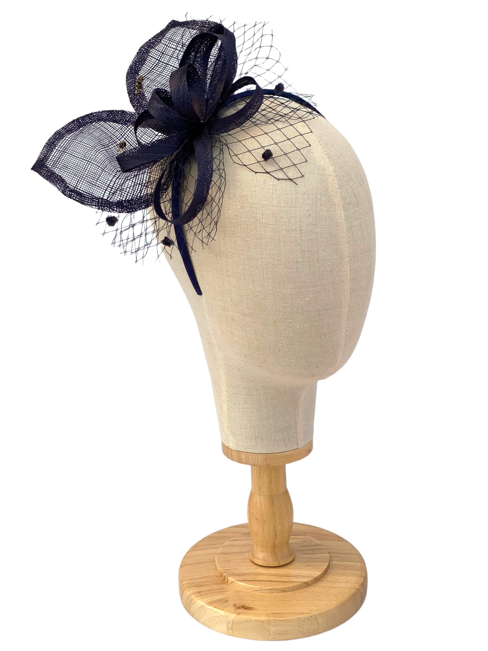 Navy Multi Loop Fascinator